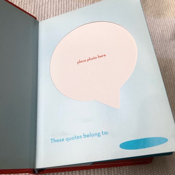 Chronicle Books | Other | Nwt Blank Book For Recording Childrens Quotes ...
